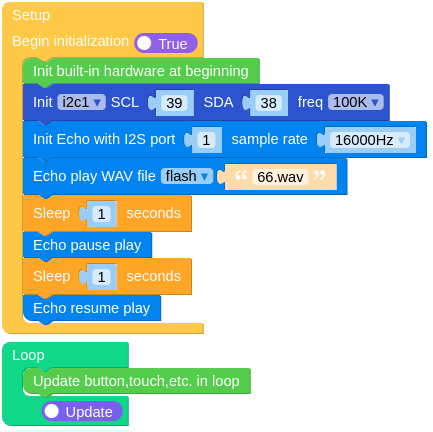 Atomic Echo Base — UIFlow2 Programming Guide master documentation