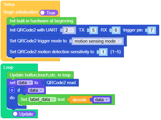 Atomic Qrcode2 Base — Uiflow2 Programming Guide Master Documentation