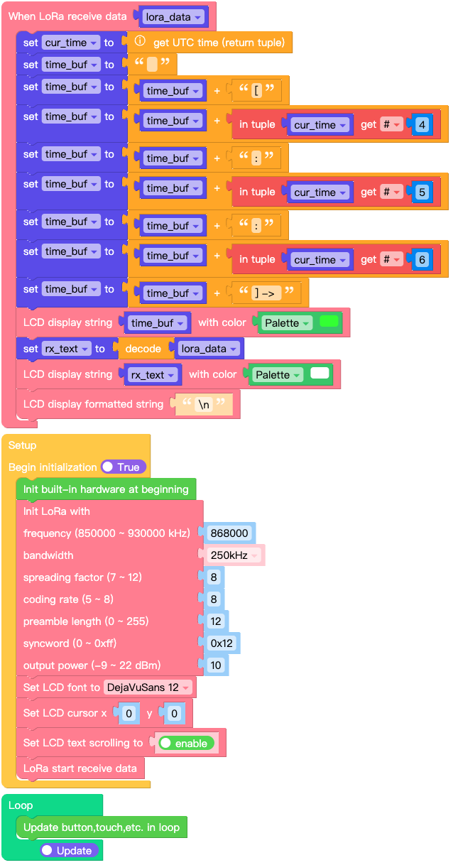 Lora868 Cap — Uiflow2 Programming Guide Master 文档