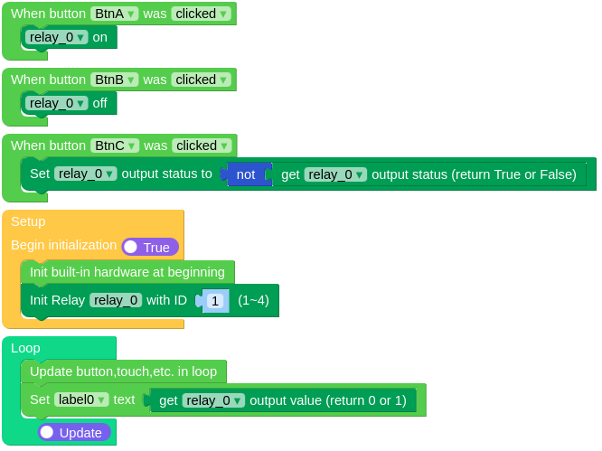Relay — UIFlow2 Programming Guide master documentation