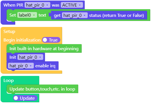 Pir Hat — Uiflow2 Programming Guide Master Documentation