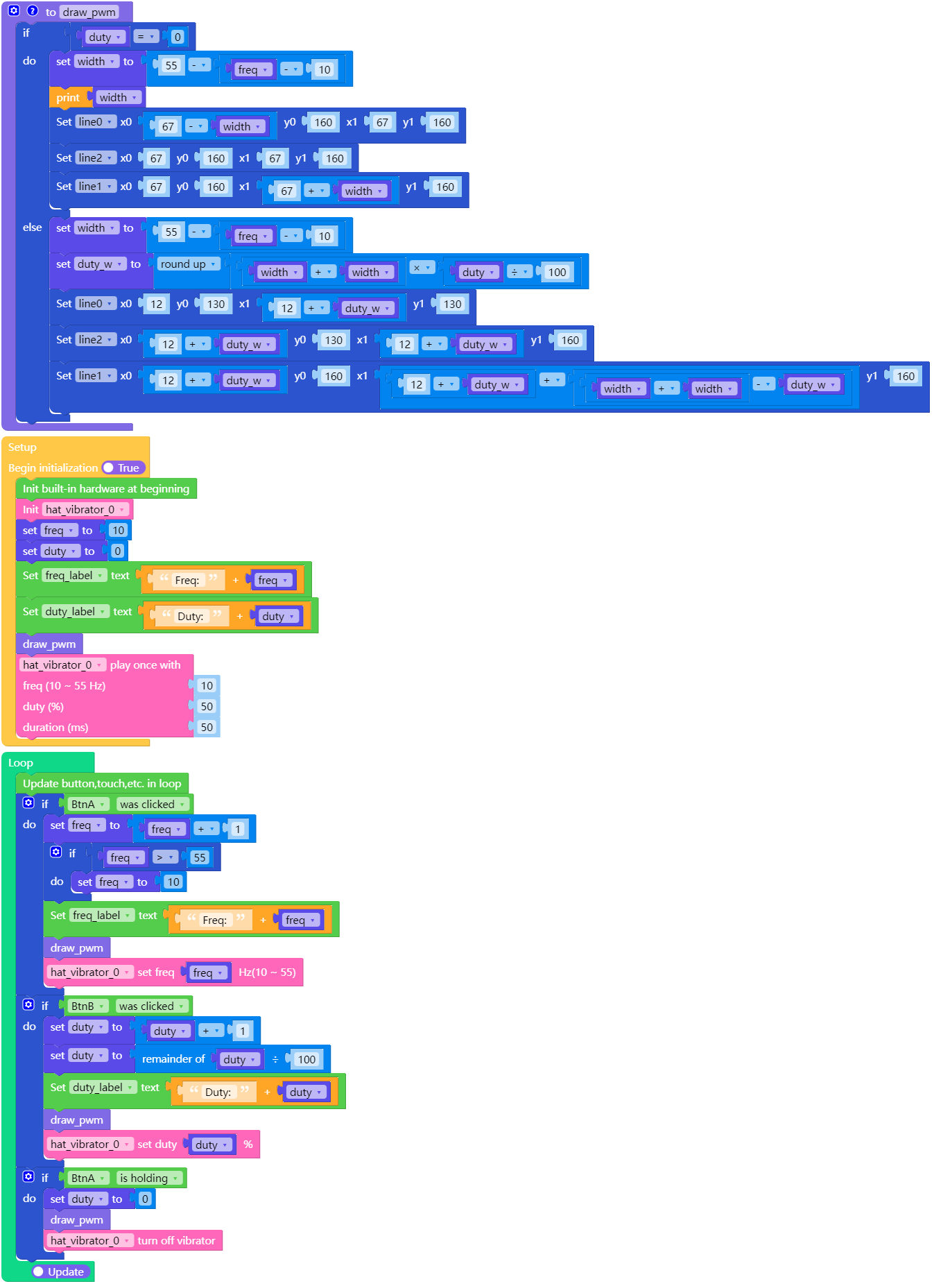 Vibrator Hat — Uiflow2 Programming Guide Master Documentation