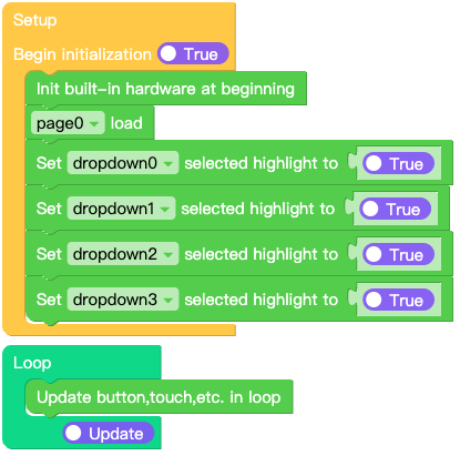 M5Dropdown — UIFlow2 Programming Guide master documentation