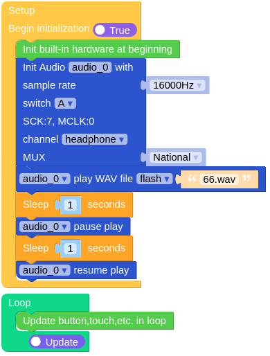 Audio Module — UIFlow2 Programming Guide master documentation