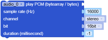 Audio Module — UIFlow2 Programming Guide master documentation