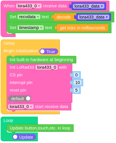 Lora Module — UIFlow2 Programming Guide master documentation