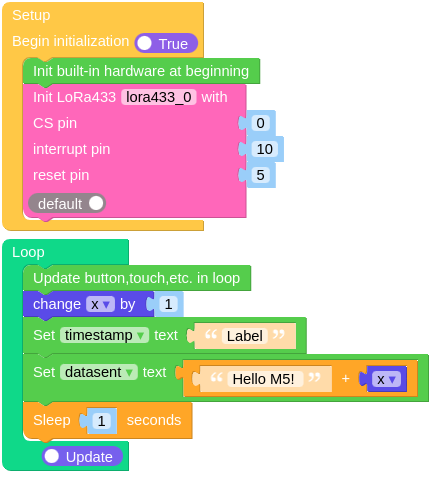 Lora Module — UIFlow2 Programming Guide master documentation