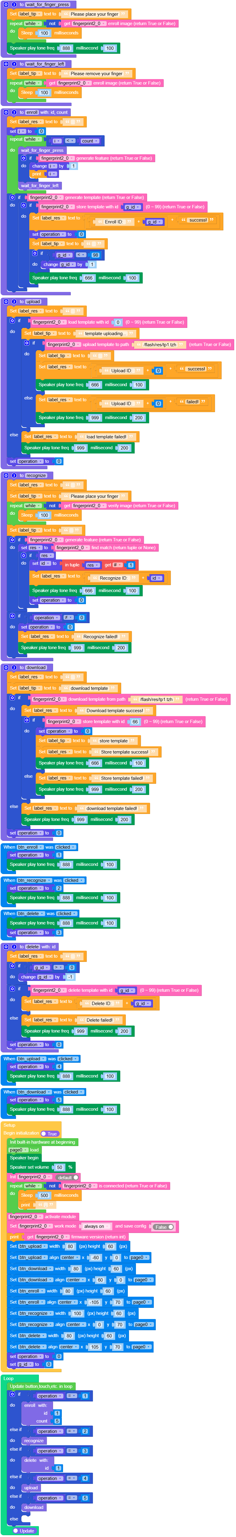 Fingerprint2 Unit — UIFlow2 Programming Guide master documentation