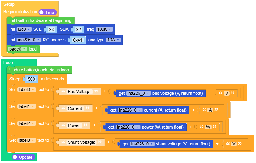 INA226 Unit — UIFlow2 Programming Guide master documentation